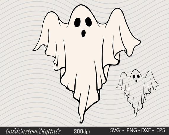 Ghost Halloween Svg Spooky SVG Halloween Svg Cute Halloween - Etsy