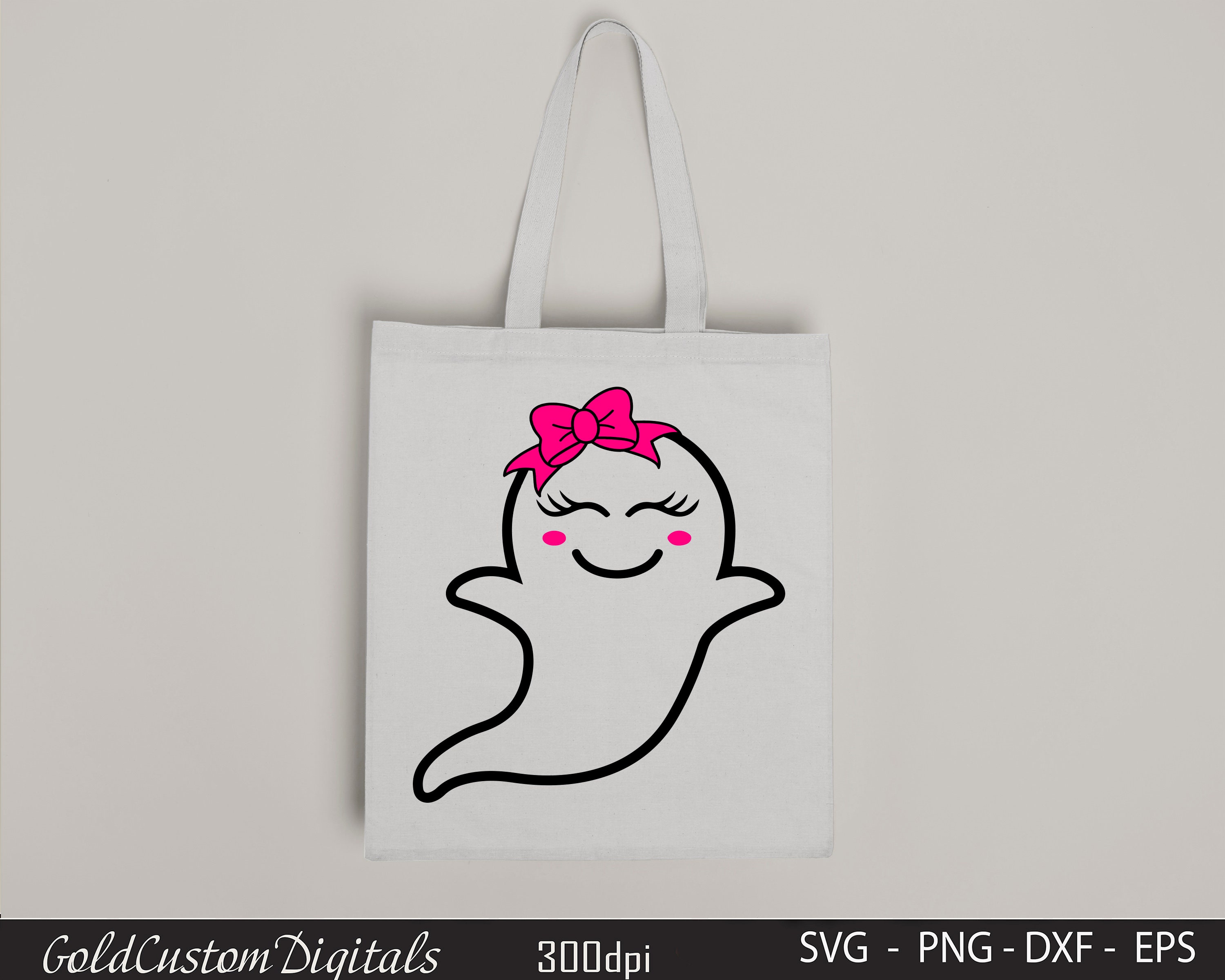 Ghost With Bow Svg, Halloween Svg, Spooky Svg, Halloween Svg, Cute ...