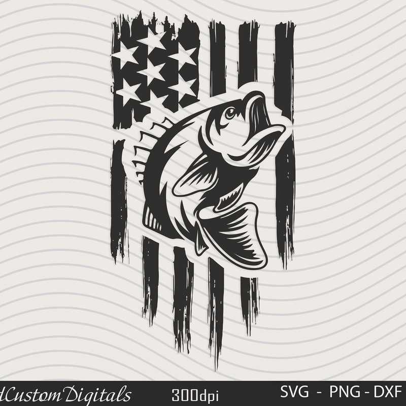 Fishing Flag Svg - Etsy
