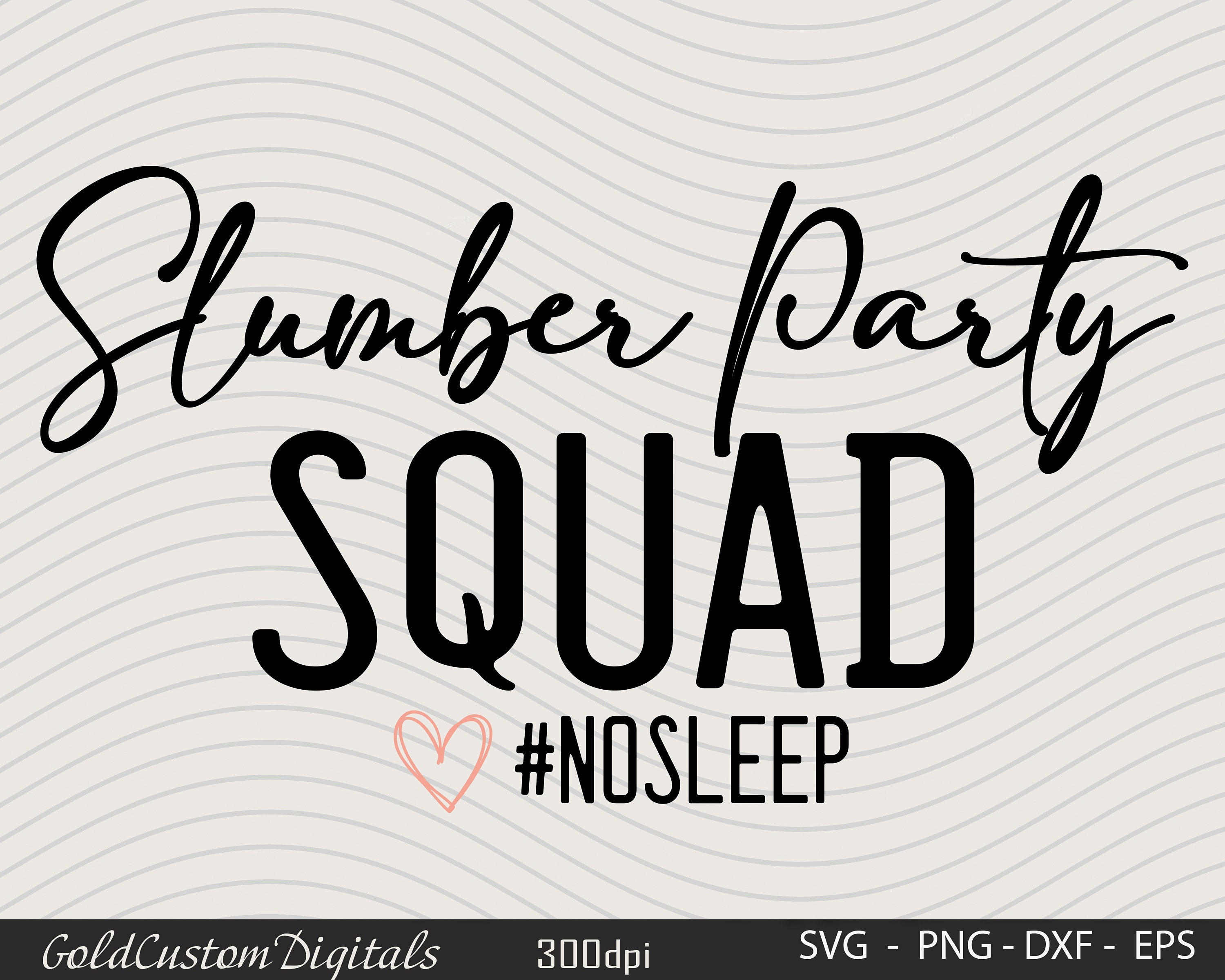Sleepover Squad Svg Sleepover Svg Eyelashes Svg Slumber - Etsy