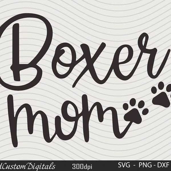 Boxer Mom - Etsy