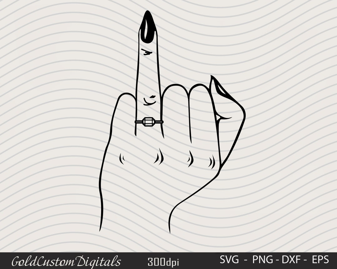 Wedding Finger Svg, Engaged Finger Svg, Wifey Ring. Vector Cut File for ...