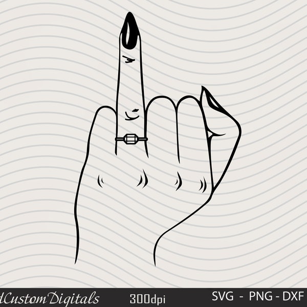 Wedding Finger Svg - Etsy