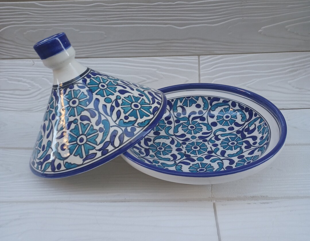 Handmade Moroccan Ceramic Tagine-modern Pottery Serving Dish ...