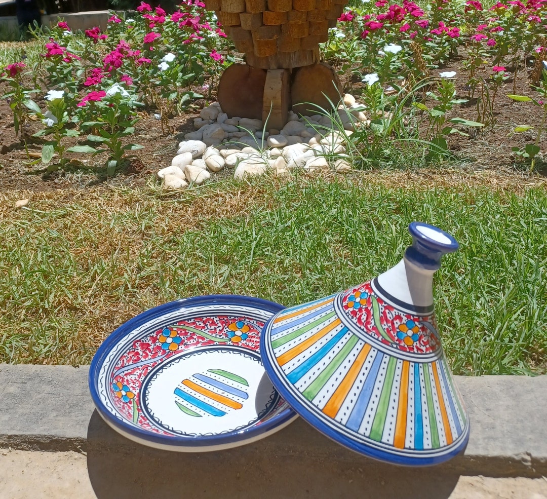 Handmade Moroccan Ceramic Tagine-traditional Pottery Serving - Etsy