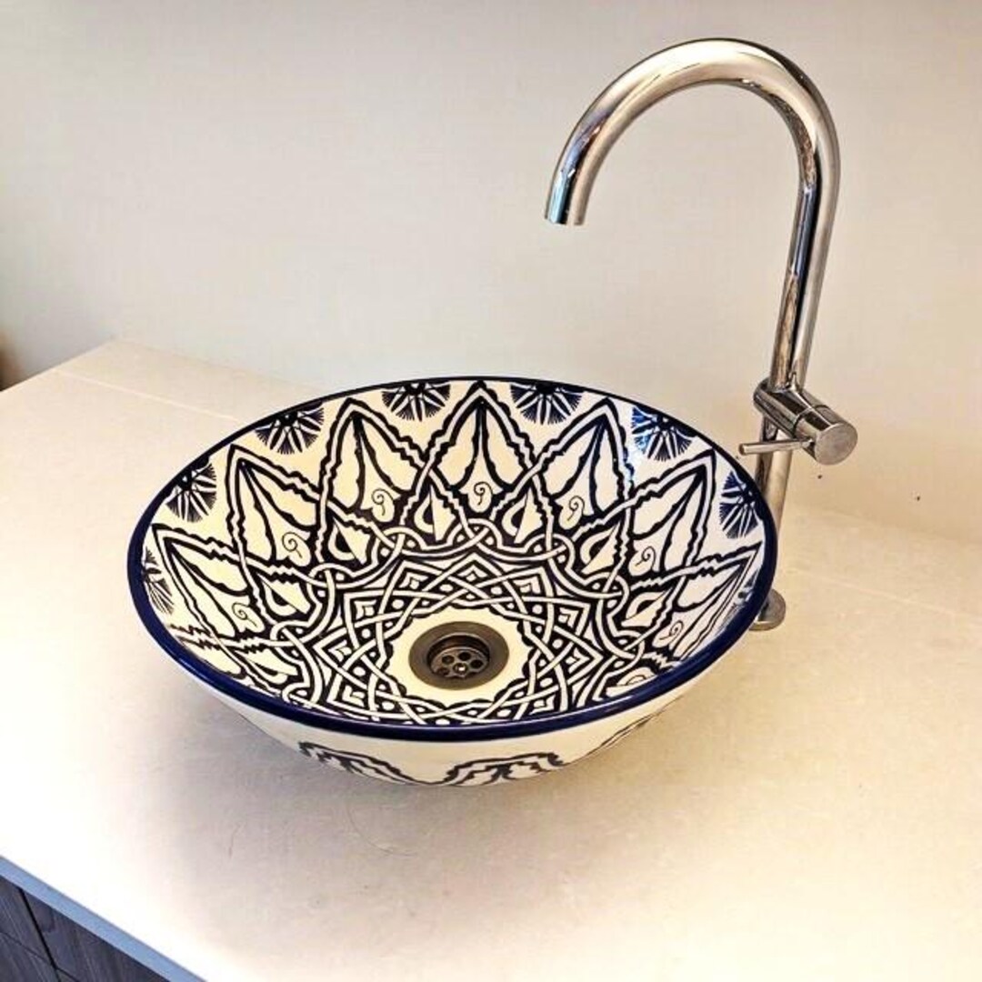 Moroccan Ceramic Wash Basin-handmade Ceramic Sink-bathroom Tub-kitchen ...