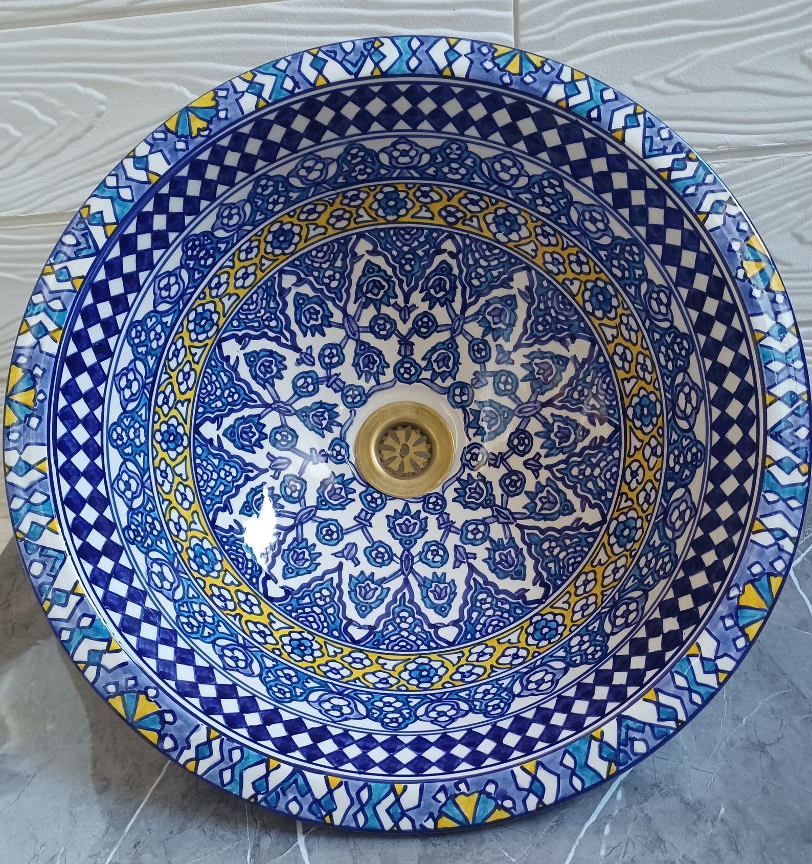 Moroccan Wash Basin-moroccan Ceramic Kitchen Sink-bathroom Sink-vasque ...