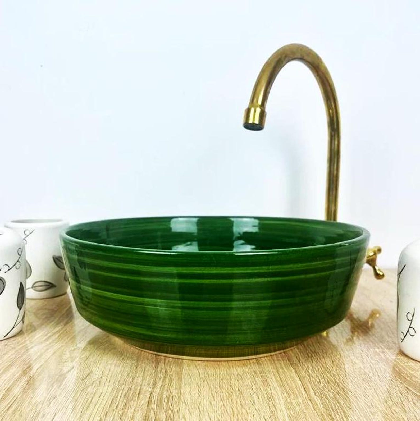 Moroccan Ceramic Wash Basin-handmade Ceramic Sink-pottery Bath Tub ...