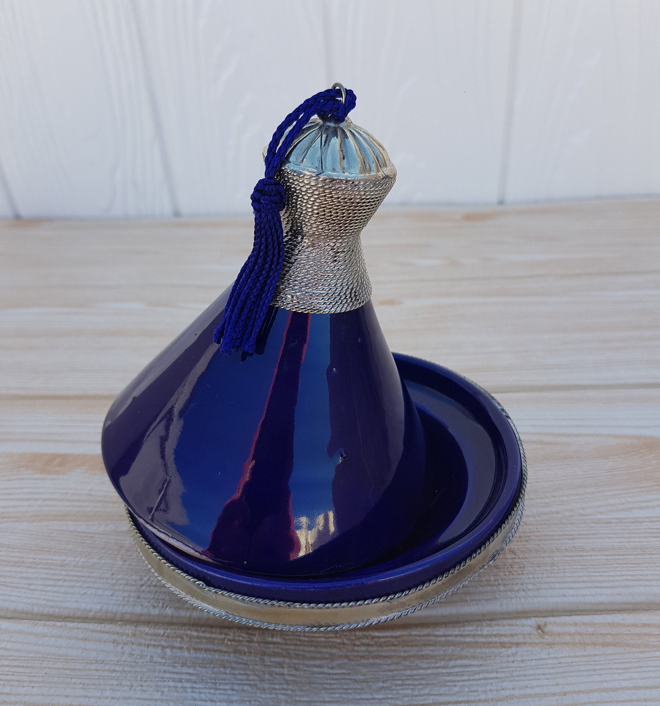 Moroccan Ceramic Seasoning Tagine-beautiful Spices Tagine With Nickel ...