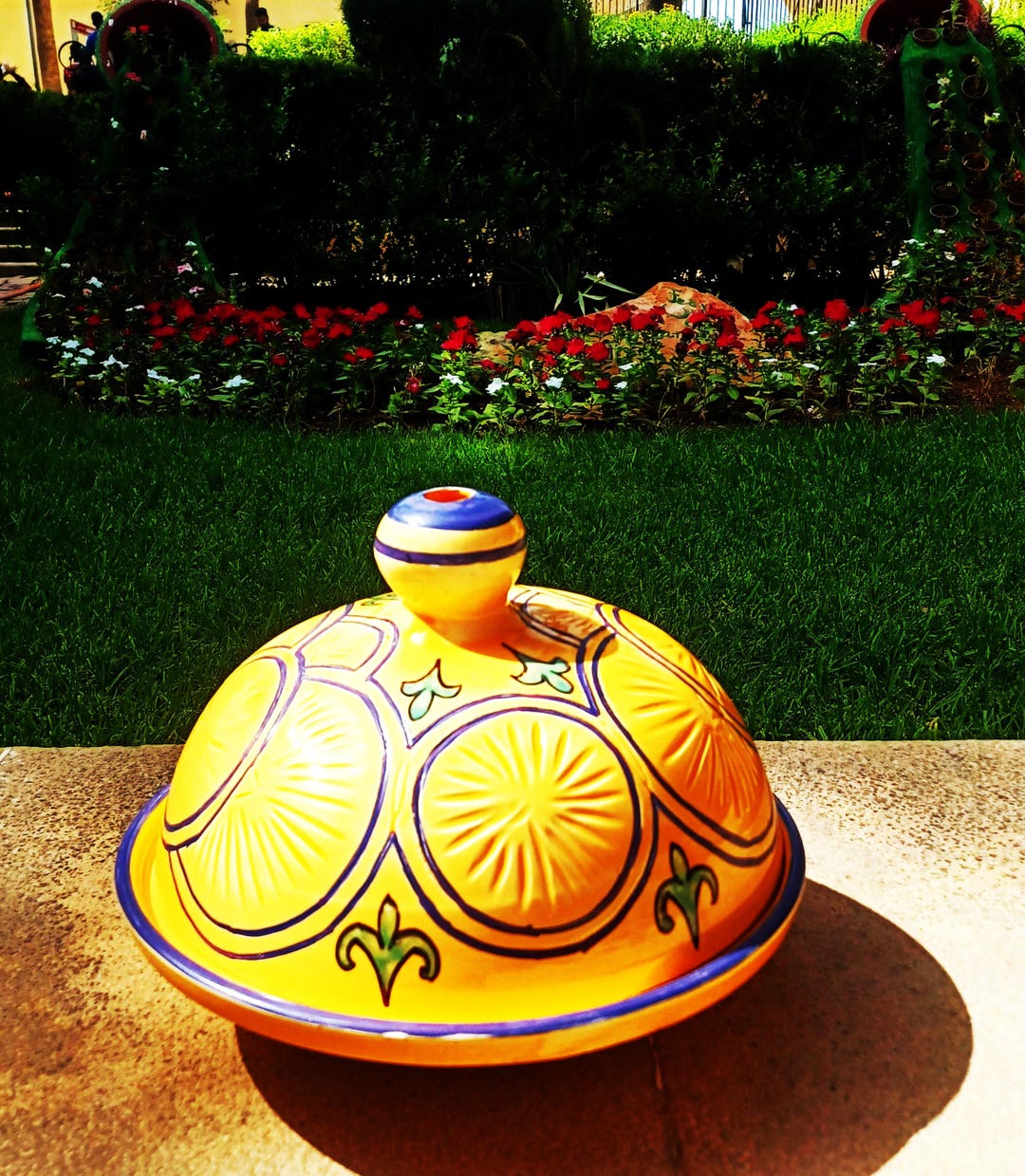 Hand Carved Moroccan Ceramic Tagine for Serving Meals-unique Pottery ...