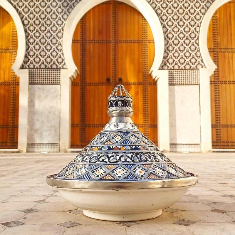 Tagine Pot With Silver - Etsy UK