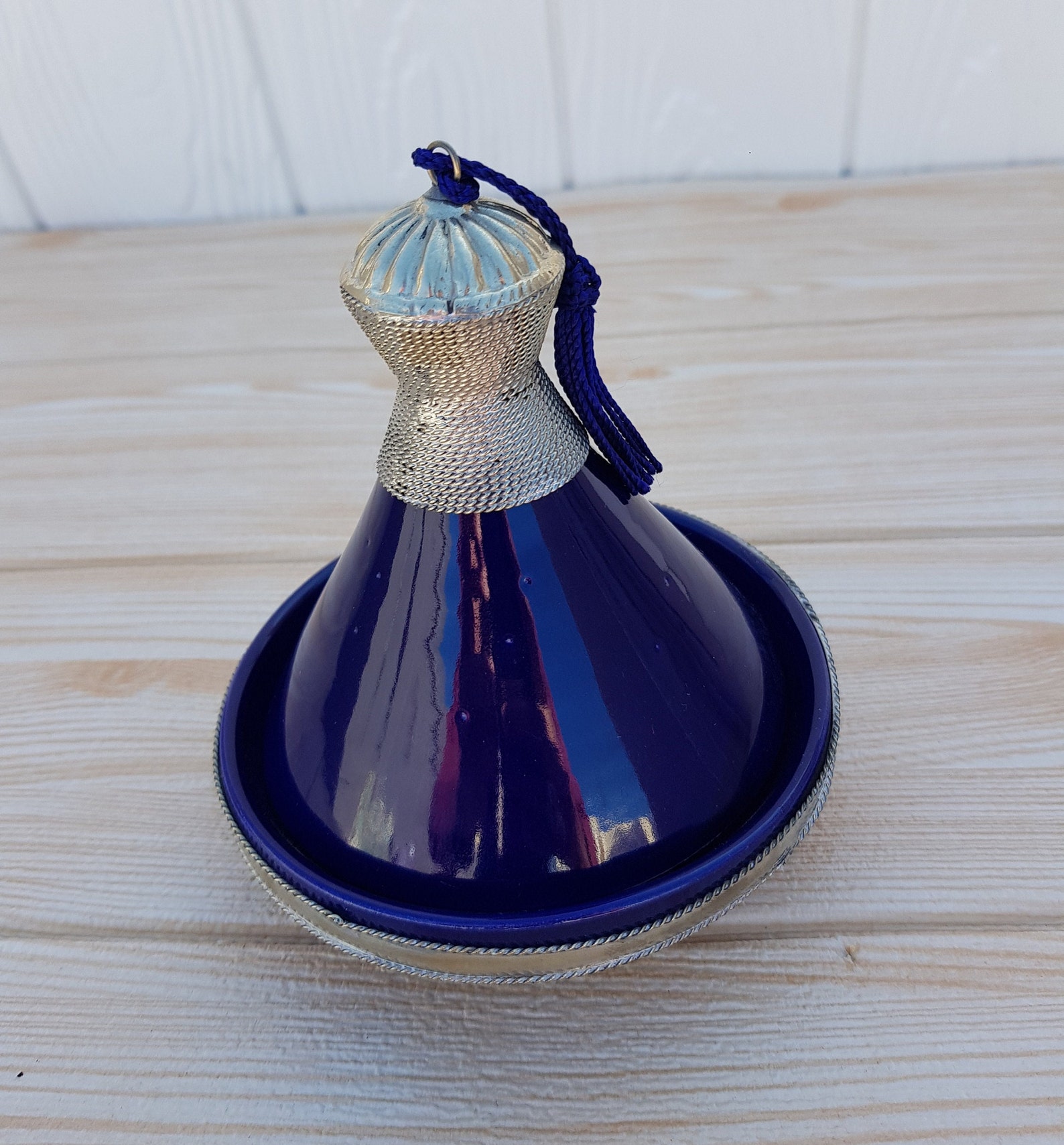 Moroccan Ceramic Seasoning Tagine-beautiful Spices Tagine With Nickel ...