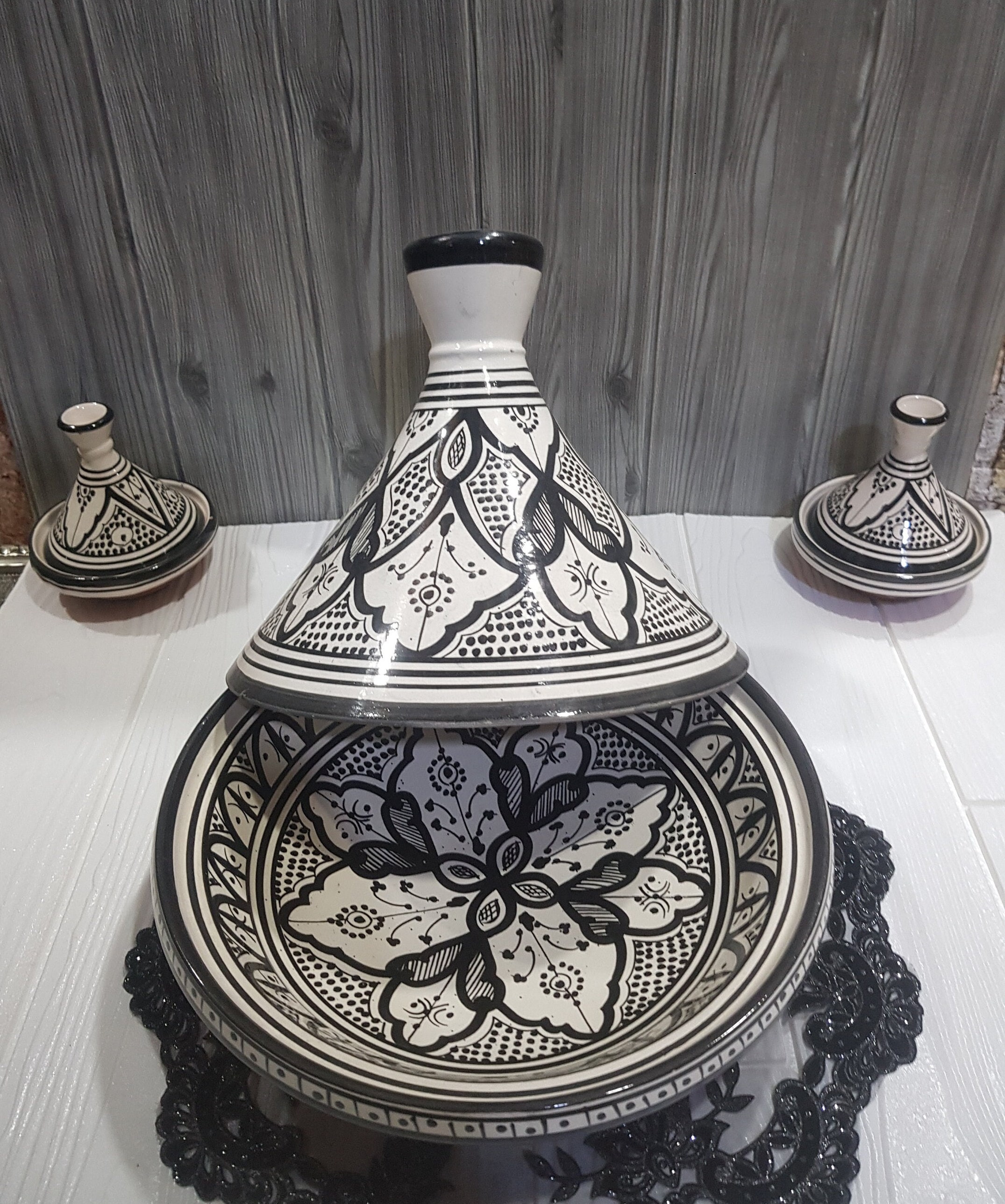 Handmade Moroccan Ceramic Tagine-traditional Pottery Serving Dish ...