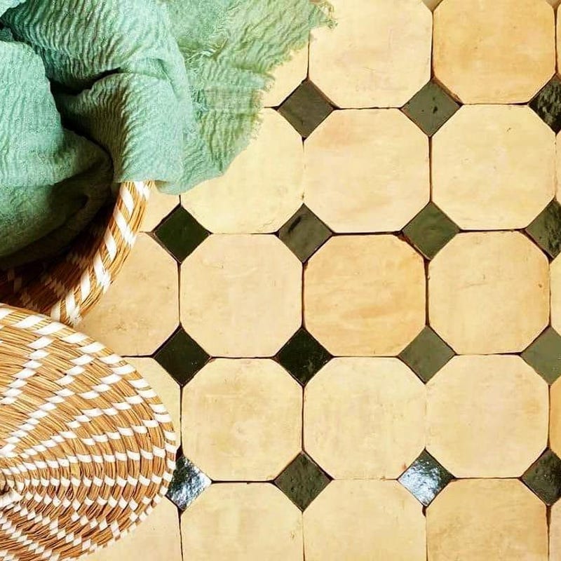 Octagonal Floor Table - Etsy