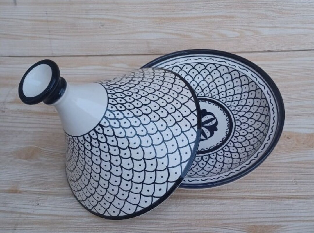 Handmade Moroccan Ceramic Tagine-traditional Pottery Serving - Etsy