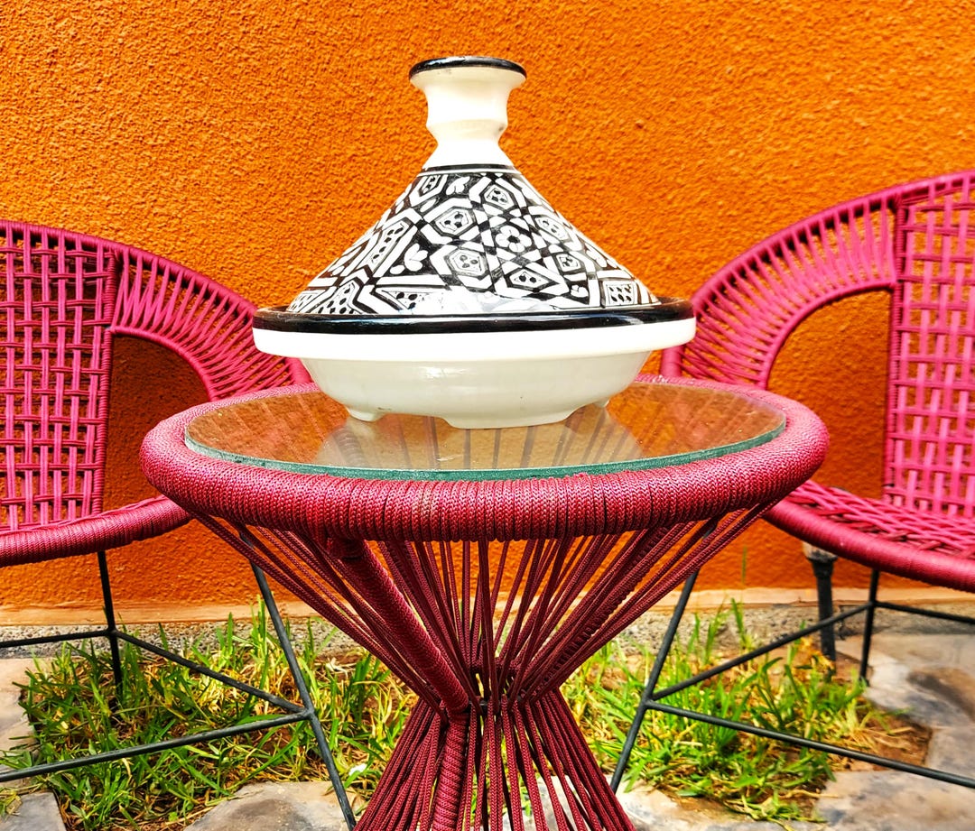 Moroccan Ceramic Tagine for Cooking and Serving-traditional Pottery ...