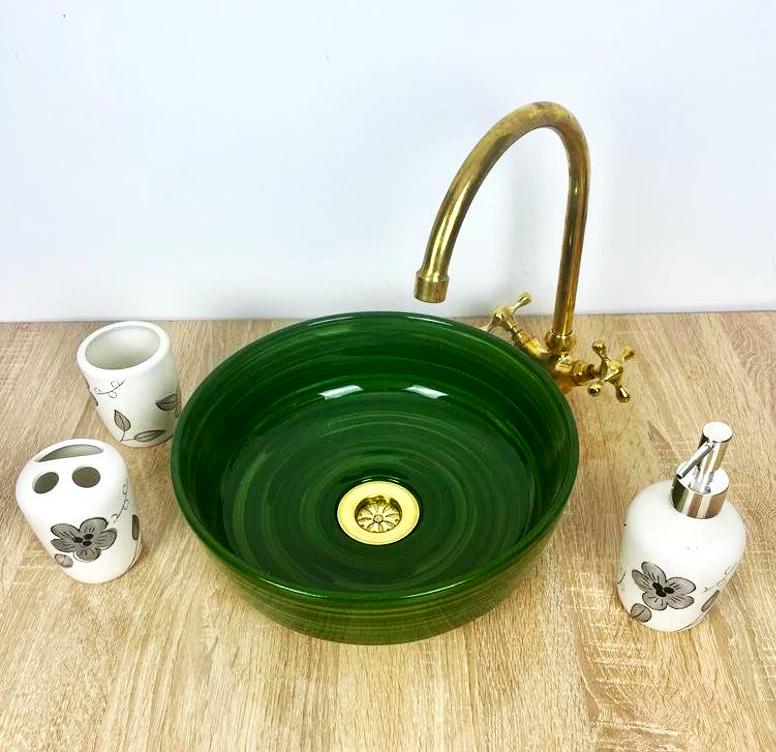 Moroccan Ceramic Wash Basin-handmade Ceramic Sink-pottery Bath Tub ...