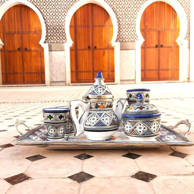 Moroccan Tea Set - Etsy
