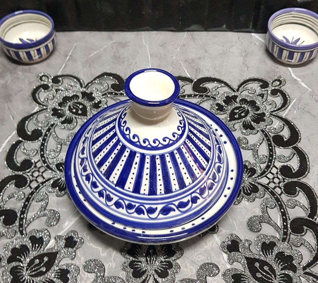 Handmade Moroccan Ceramic Tagine-traditional Pottery Serving Dish ...