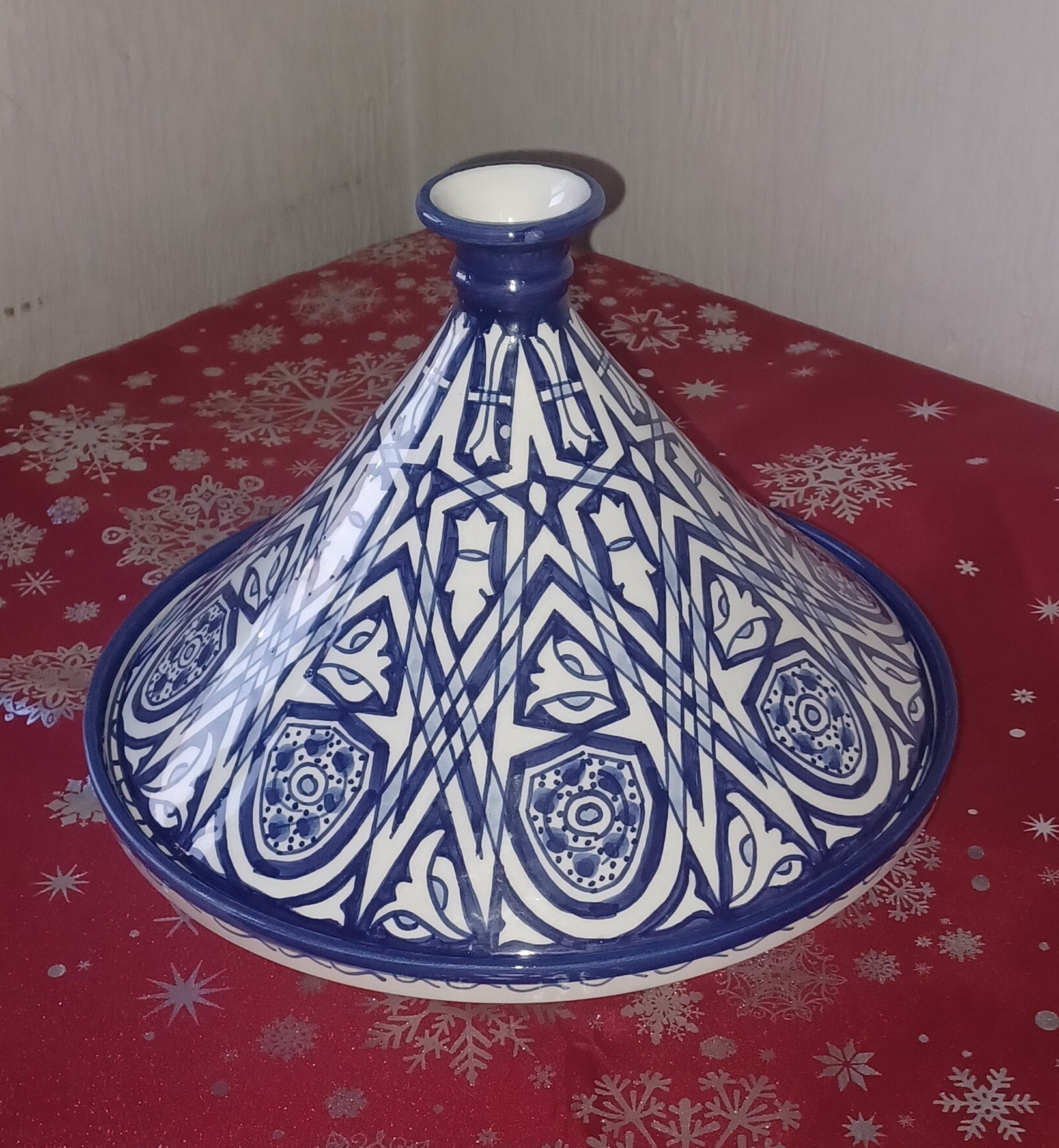 Handmade Moroccan Ceramic Tagine-traditional Pottery Serving Dish ...