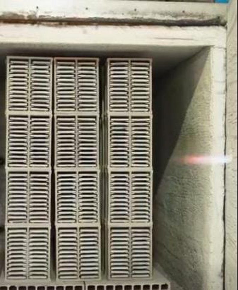 Handcrafted Moroccan Zellige Tile–green & White Interlocking Cube ...