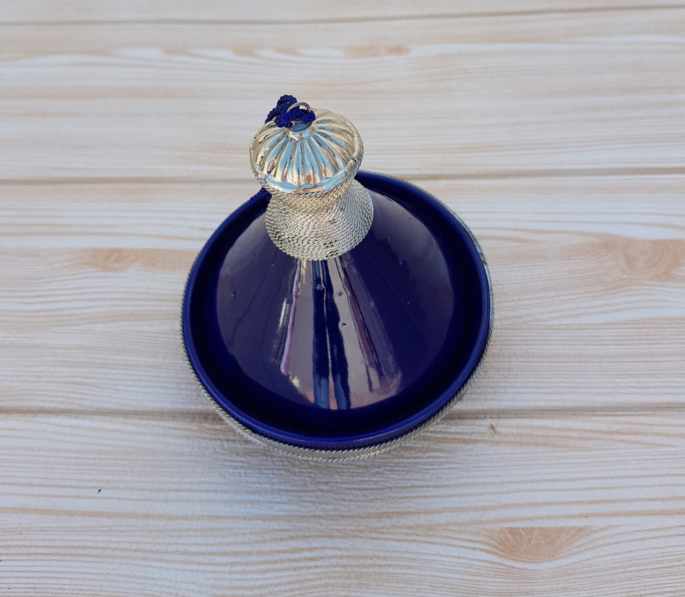 Moroccan Ceramic Seasoning Tagine-beautiful Spices Tagine With Nickel ...