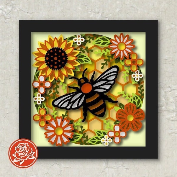 Bee Shadow Box - Etsy