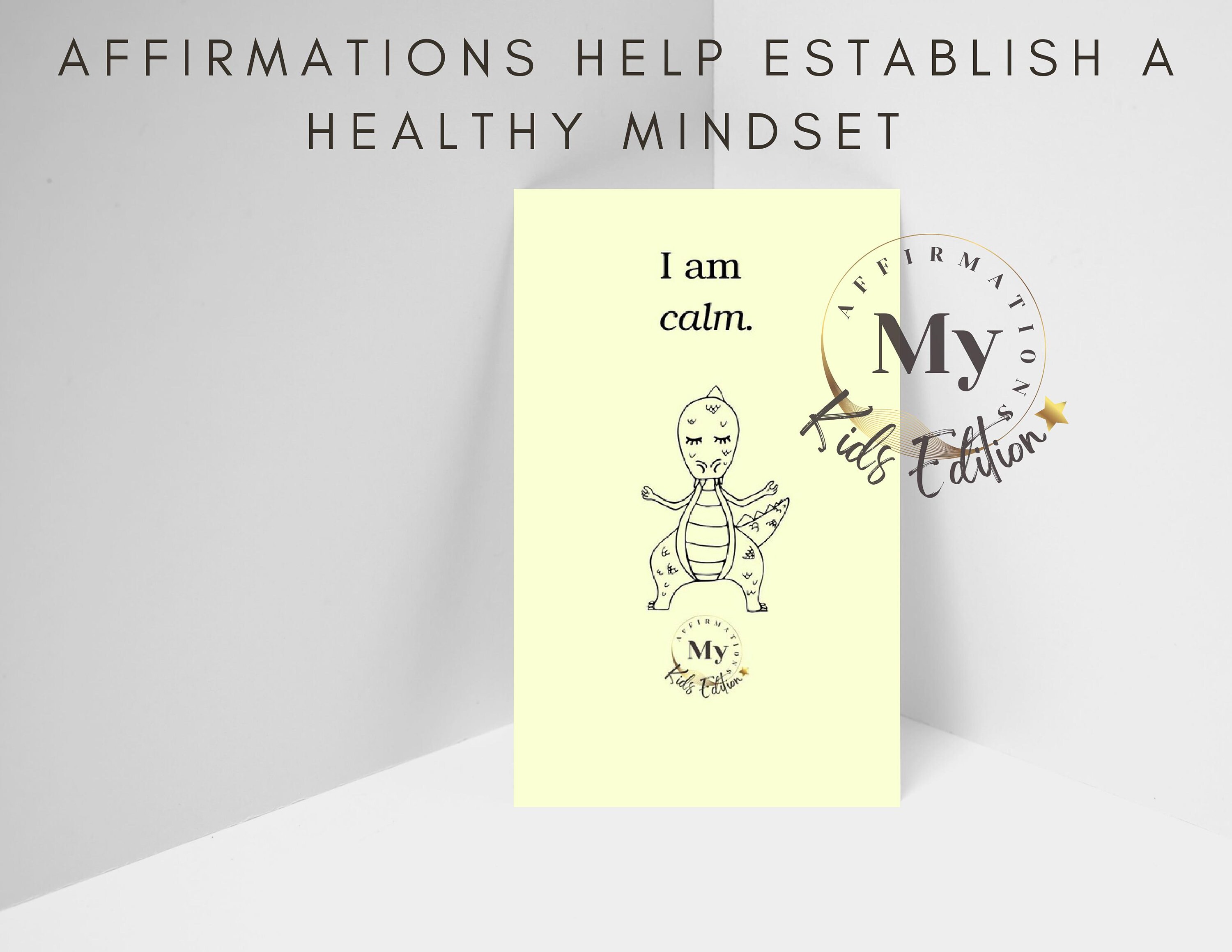 30 Daily Affirmation Cards for Kids, Digital Download, Motivational ...