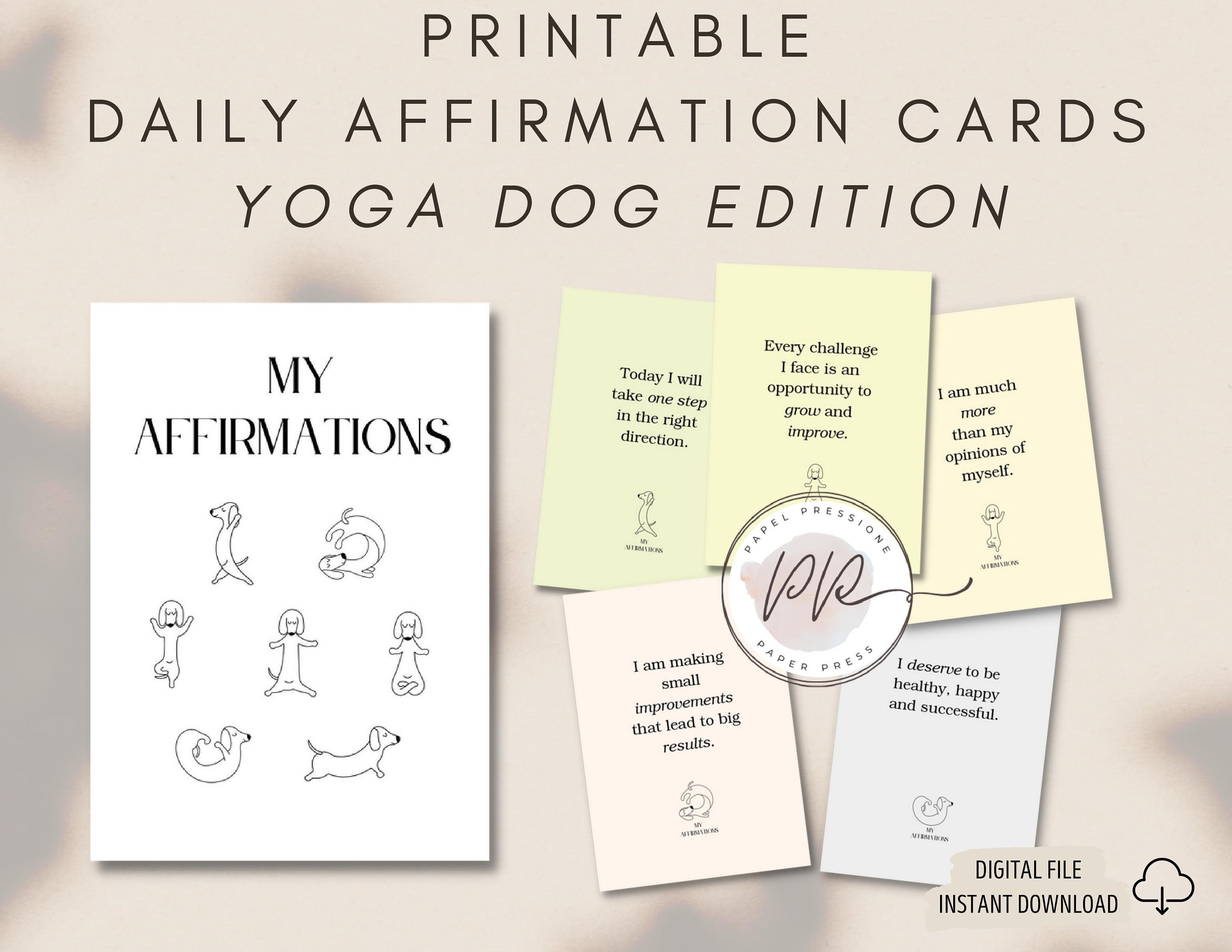 Daily Affirmation Cards, Printable Affirmations, Affirmation Deck ...