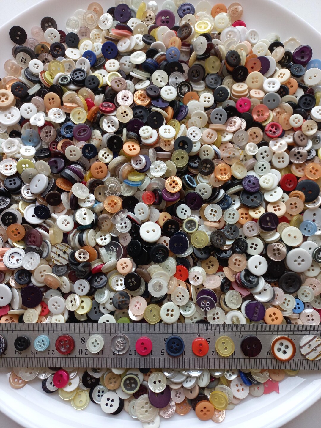 1000 Pcs Buttons, Small, Different Colors, Perfect Baby Mix Assorted ...