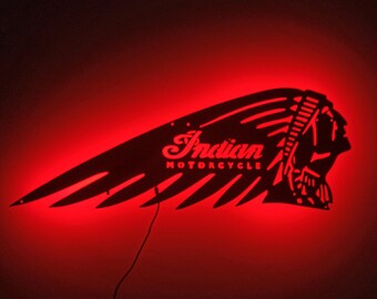 Indian Motorcycle Neon Sign - Etsy UK