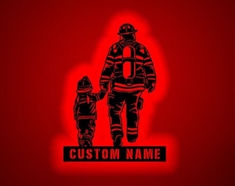 Led Firefighter Sign - Etsy