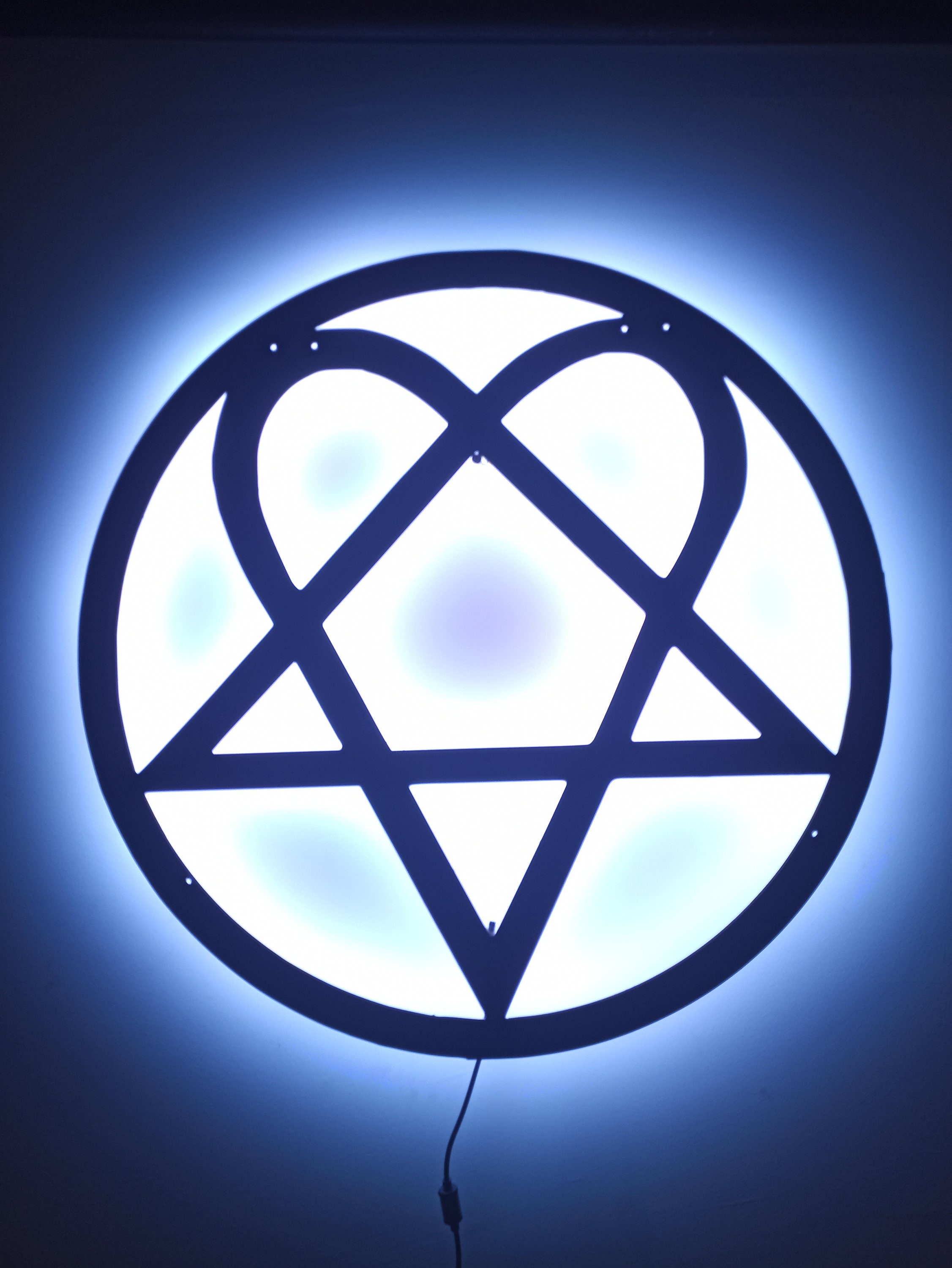 Heartagram Logo Him Heartagram Sticker