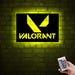 Valorant Inspired LED Name Sign – RGB Gaming Room Wall Decor – Custom ...