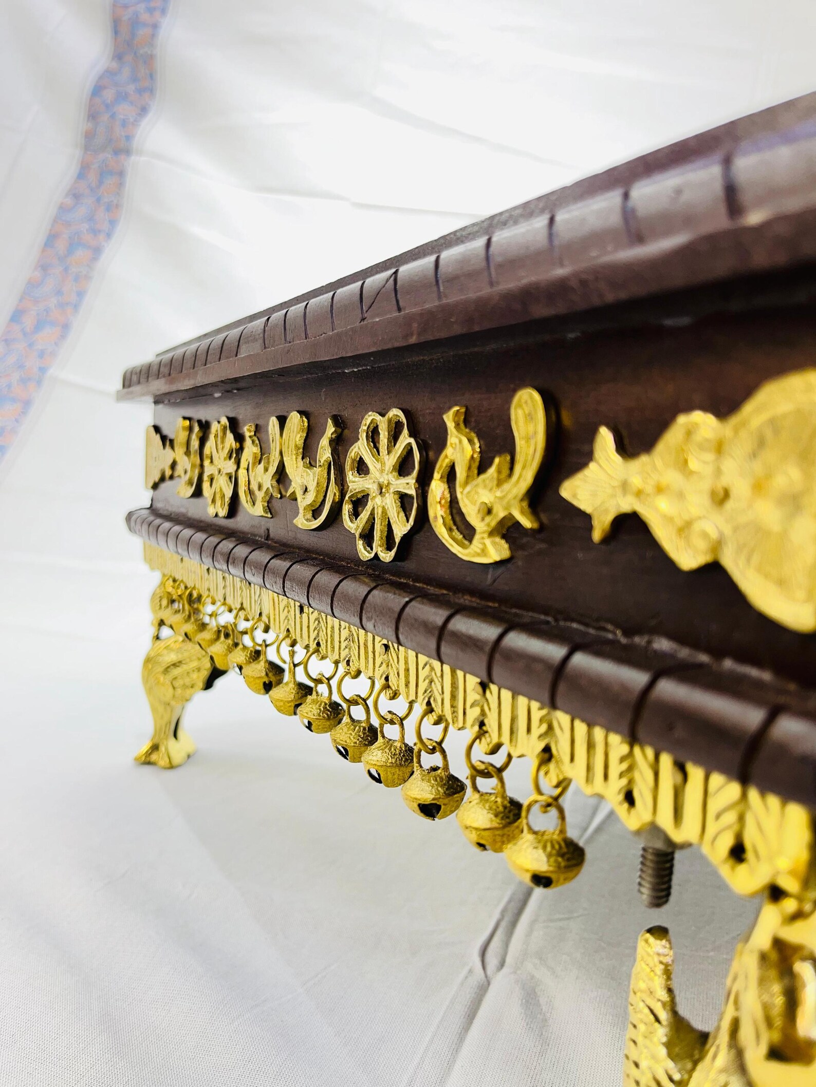 Wooden Vintage Style Handcarved Indian Chowki/home Decor Table/indian ...