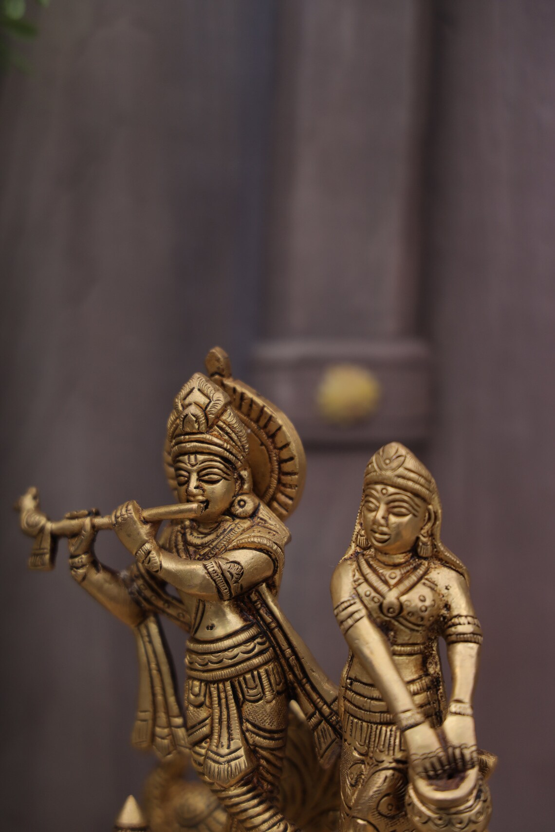 Lord Radha Krishna Couple God Large Statue Sculpture Murti for Home ...