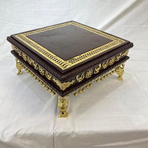 Wooden Vintage Style Handcarved Indian Chowki/home Decor Table/indian ...