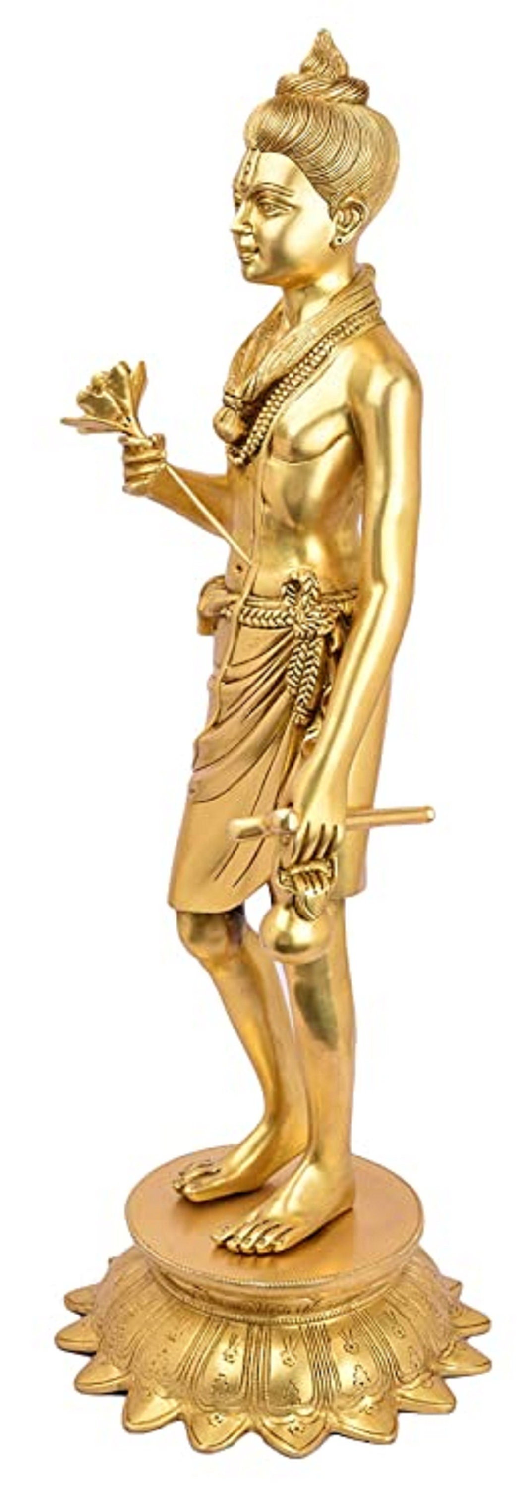 Golden Brass Neelkanth Varni Idol for Home Tample,gold Neelkanth Varni ...