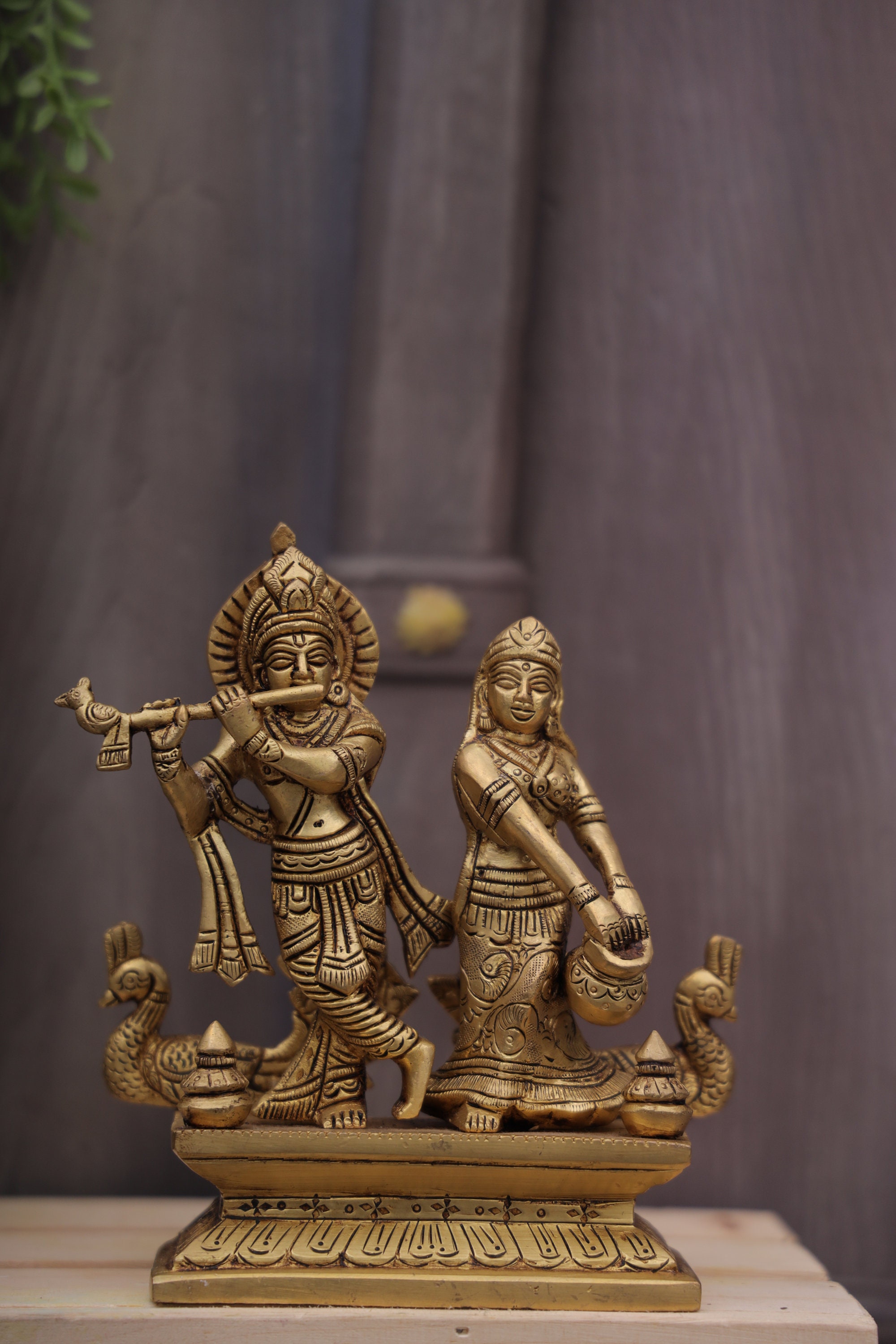 Lord Radha Krishna Couple God Large Statue Sculpture Murti for Home ...