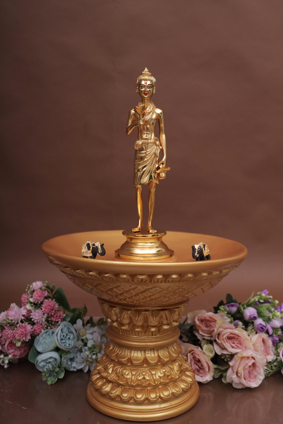 Brass Nilkanth Varni Statue: Swaminarayan Idol, Temple Decor - Etsy