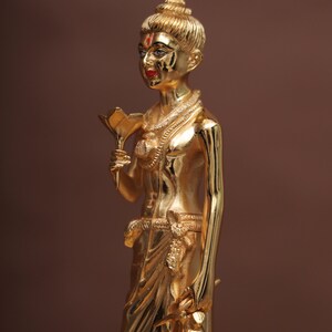 Brass Nilkanth Varni Statue: Swaminarayan Idol, Temple Decor - Etsy