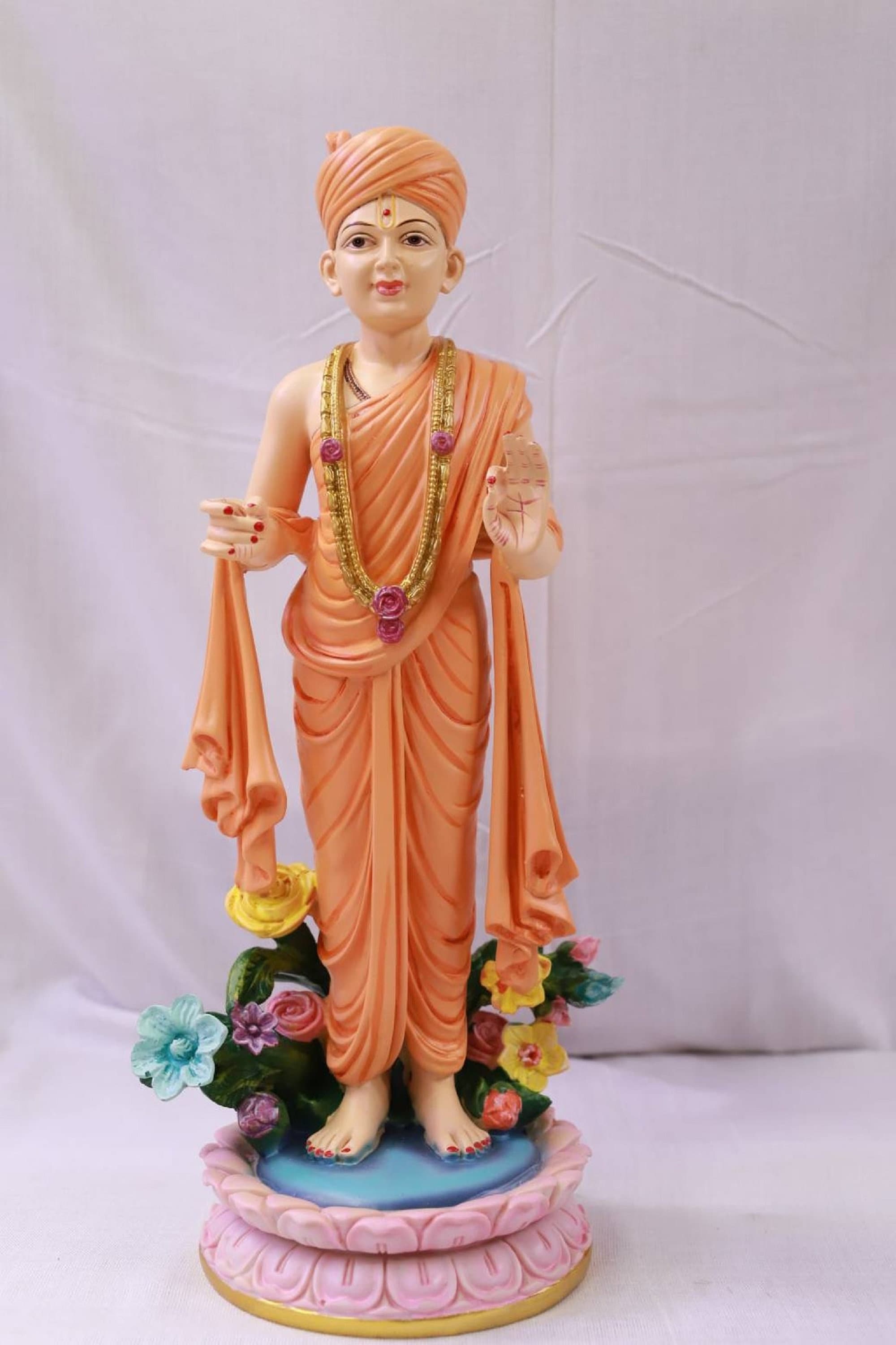 Handcrafted Large Swami Narayan Standing-royal Dress-aashirwad Pose ...