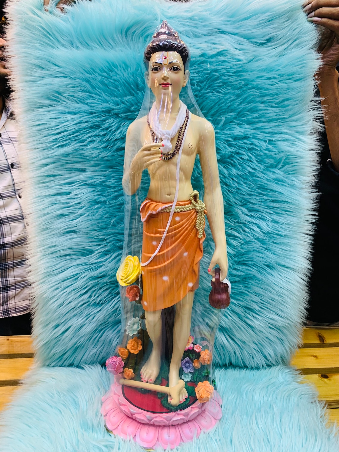 Brass Neelkanth Varni Idol for Home Tample,gold Neelkanth Varni Statue ...