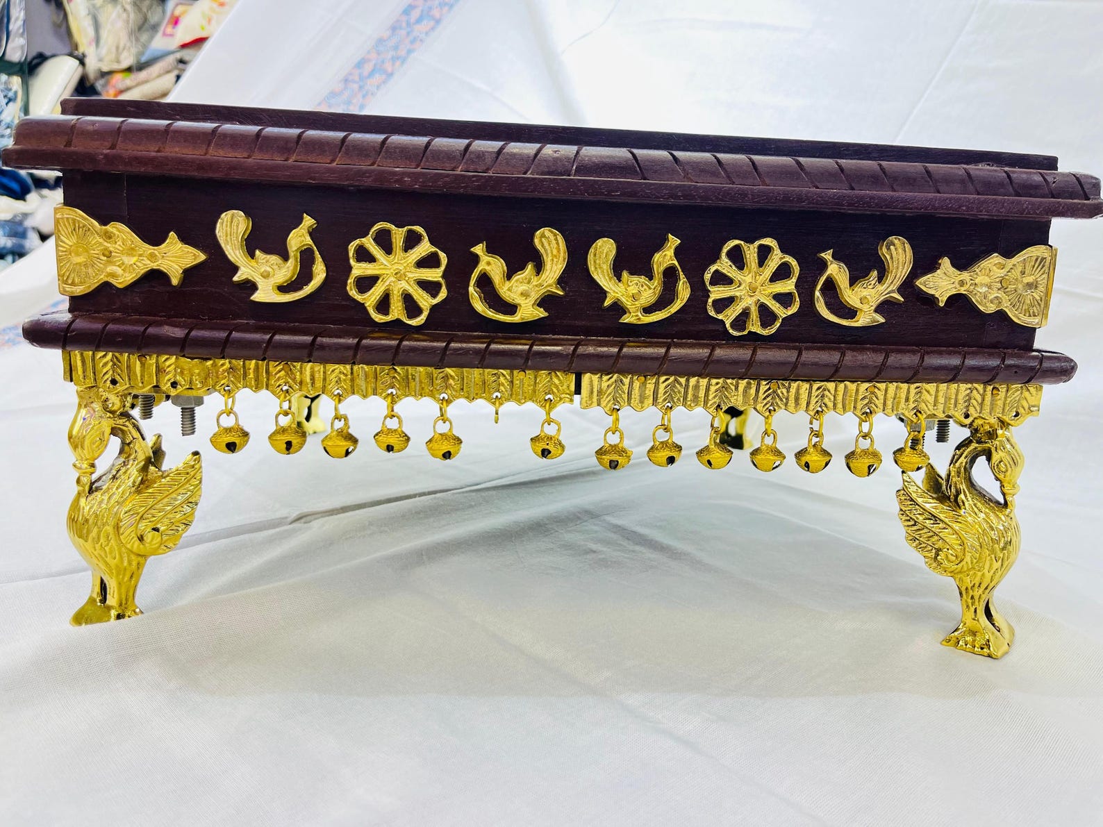 Wooden Vintage Style Handcarved Indian Chowki/home Decor Table/indian ...