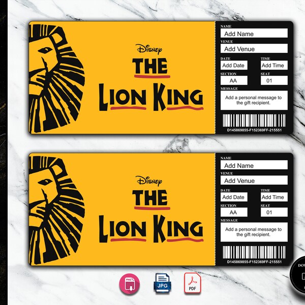 Lion King Print - Etsy