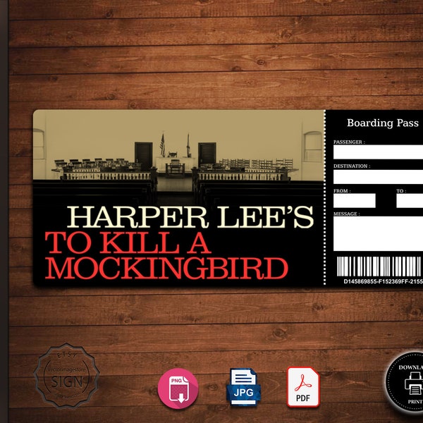 To Kill a Mockingbird - Etsy