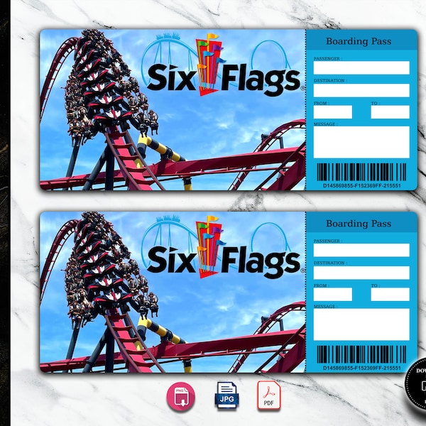 Six Flags Surprise Trip - Etsy