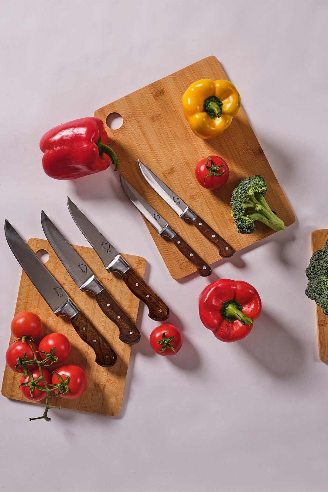 Chief Cooking Knife Set, 5 Pcs Kitchen With Box, Fruit Knife, Cooking ...