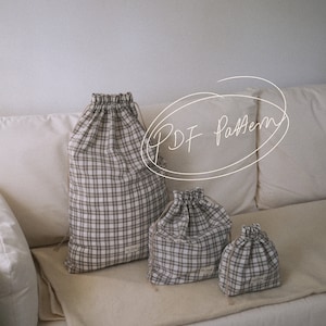 Drawstring Bags - DIGITAL PDF PATTERN - Etsy
