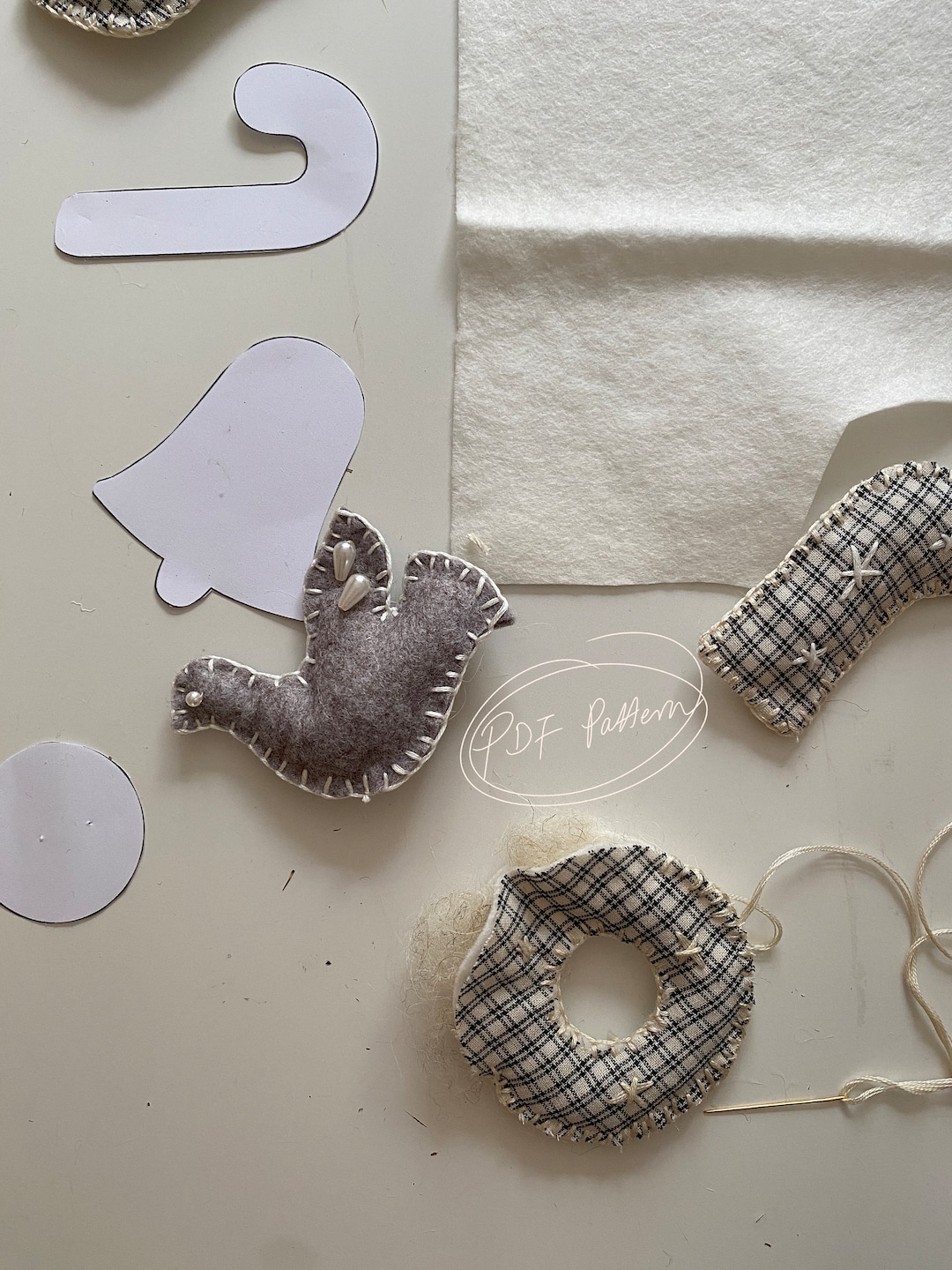 Garland Shape Template - DIGITAL PDF PATTERN - Etsy